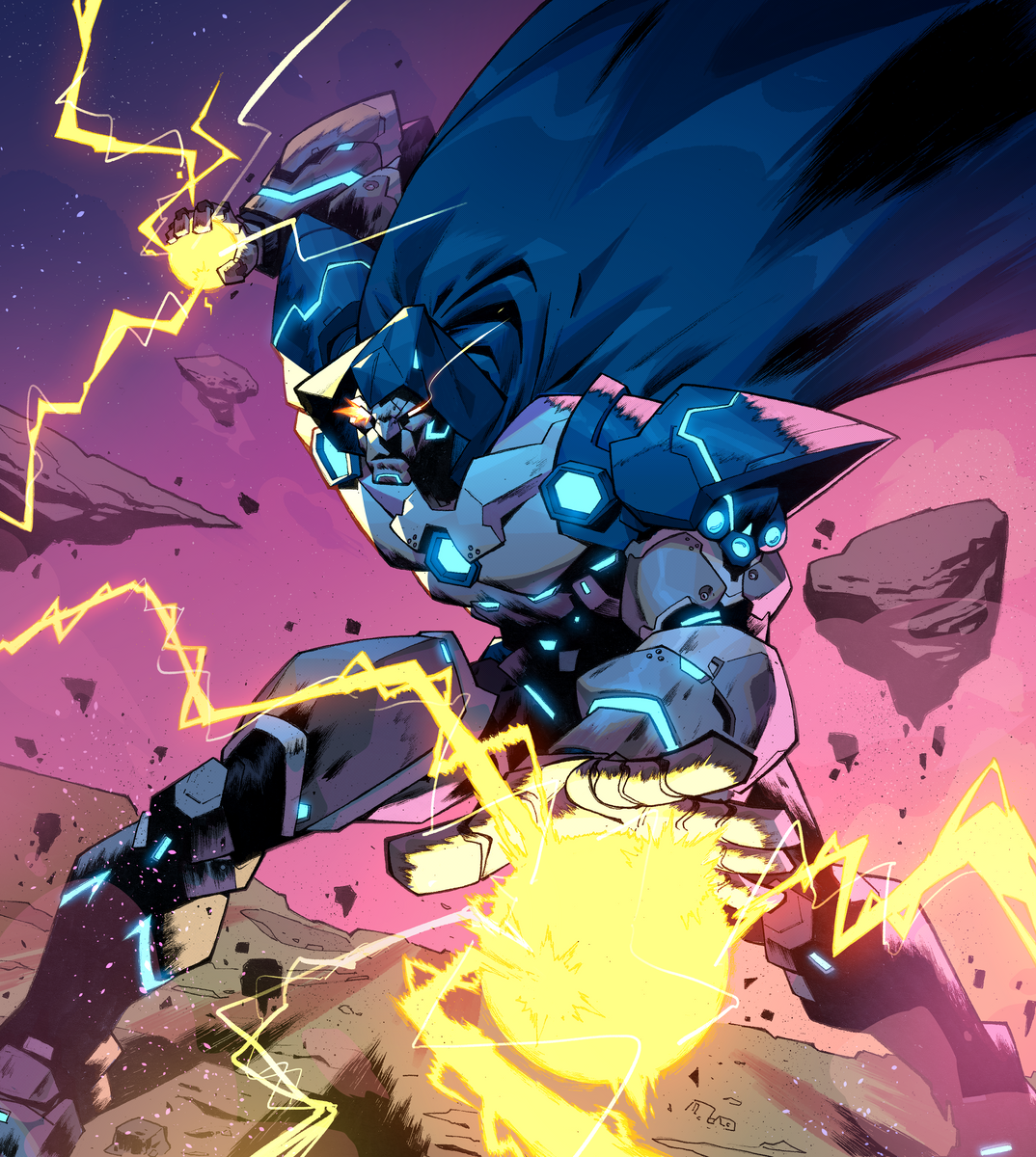 Leo Chiola Original Art Doctor Doom 2099 Marvel SNAP Inked Art – Kirby's Comic Art