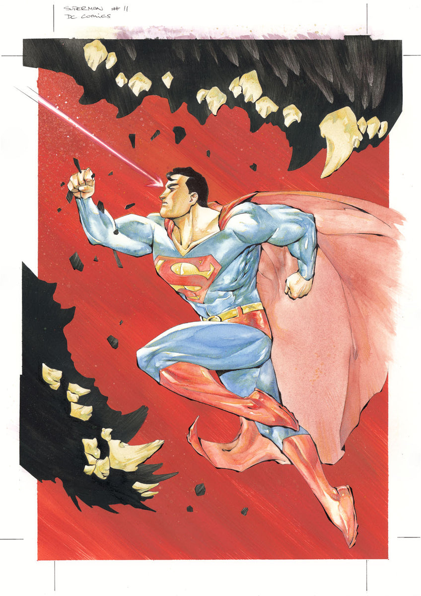 Chuma Hill Original Art Superman #14 Cover – Kirby's Comic Art