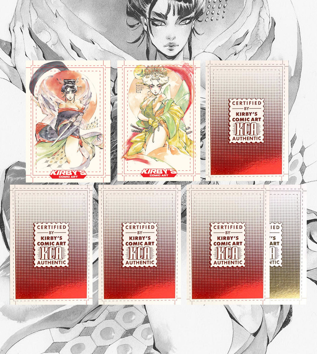 KCA Team Trading Card Style Sets – Kirby's Comic Art