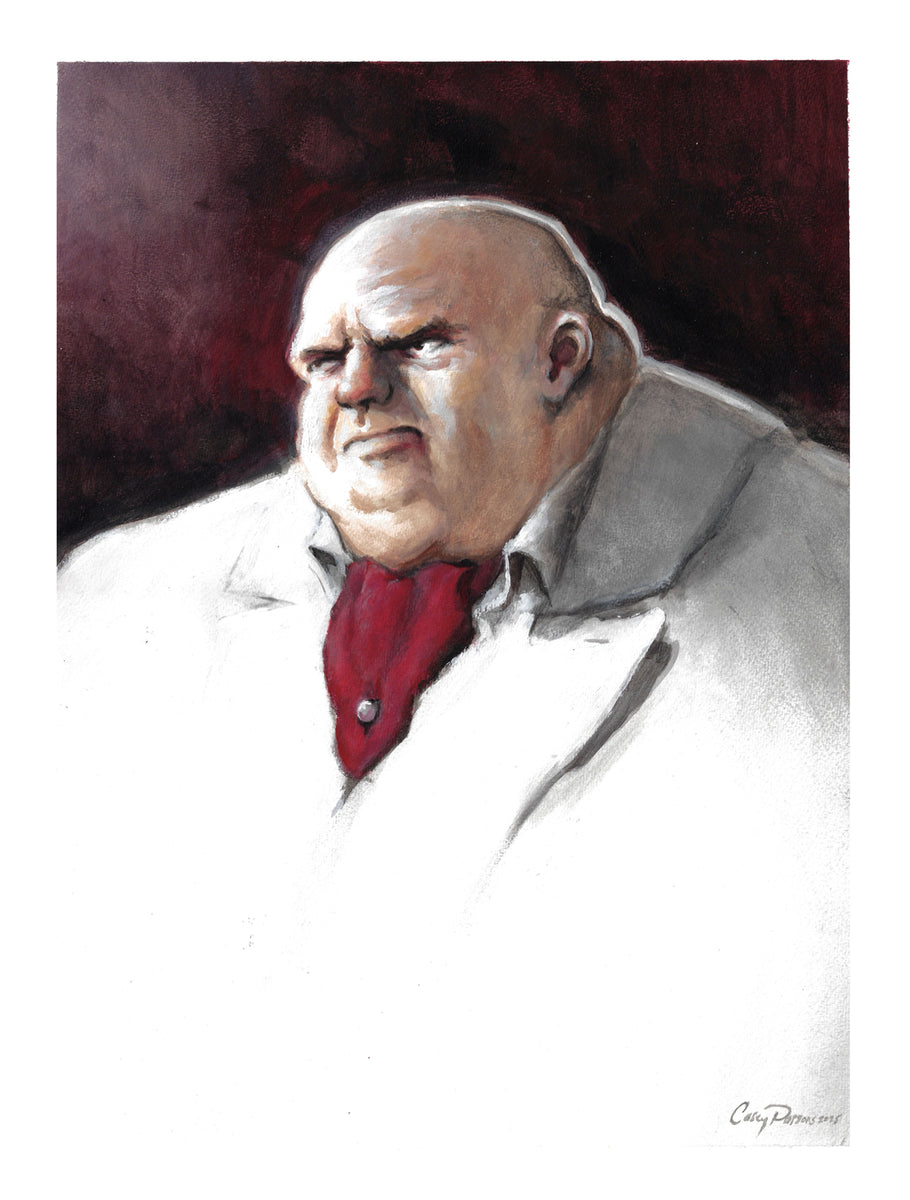 Casey Parsons Original Art Kingpin Illustration – Kirby's Comic Art