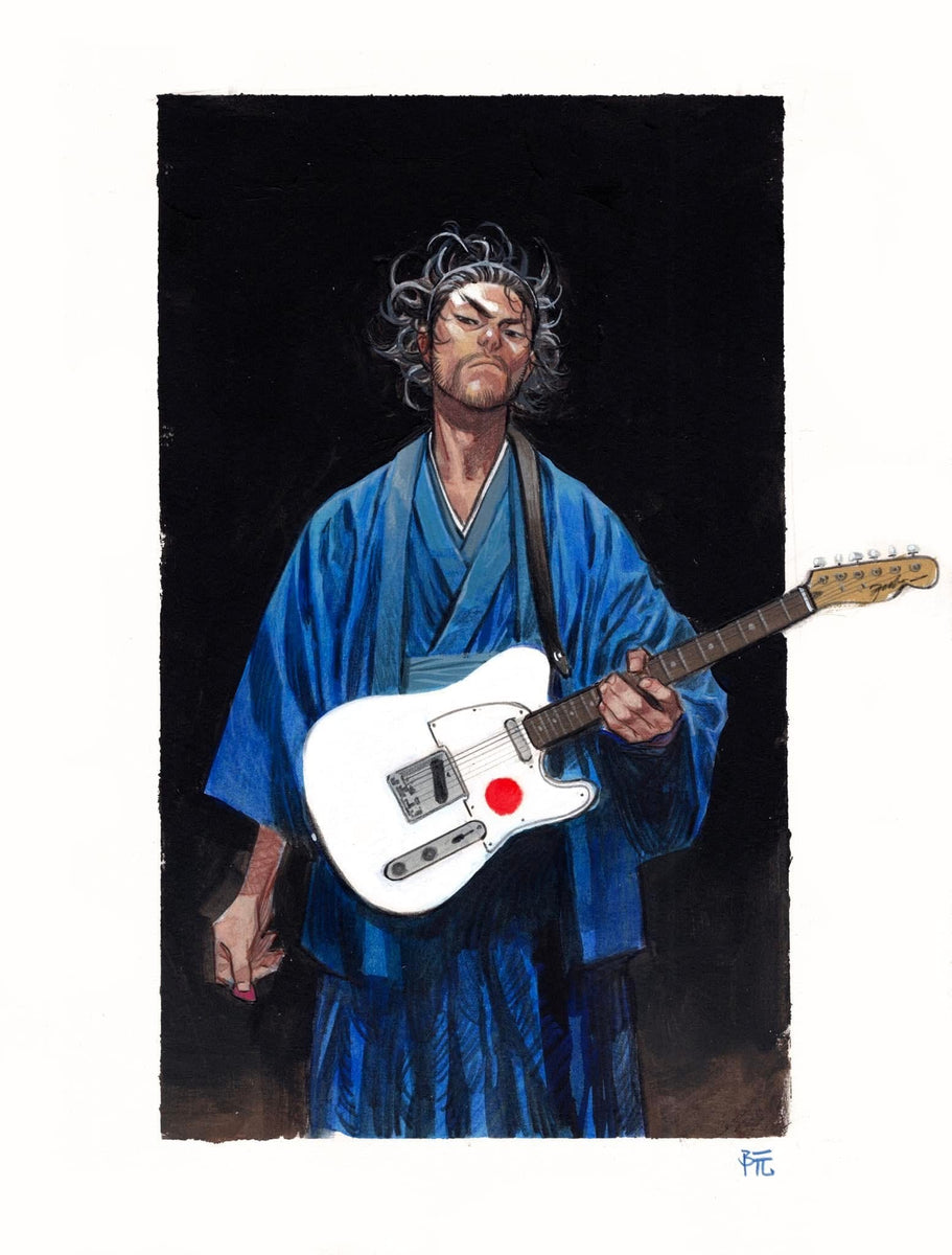 Dike Ruan Original Art Musashi Miyamoto Illustration – Kirby's Comic Art