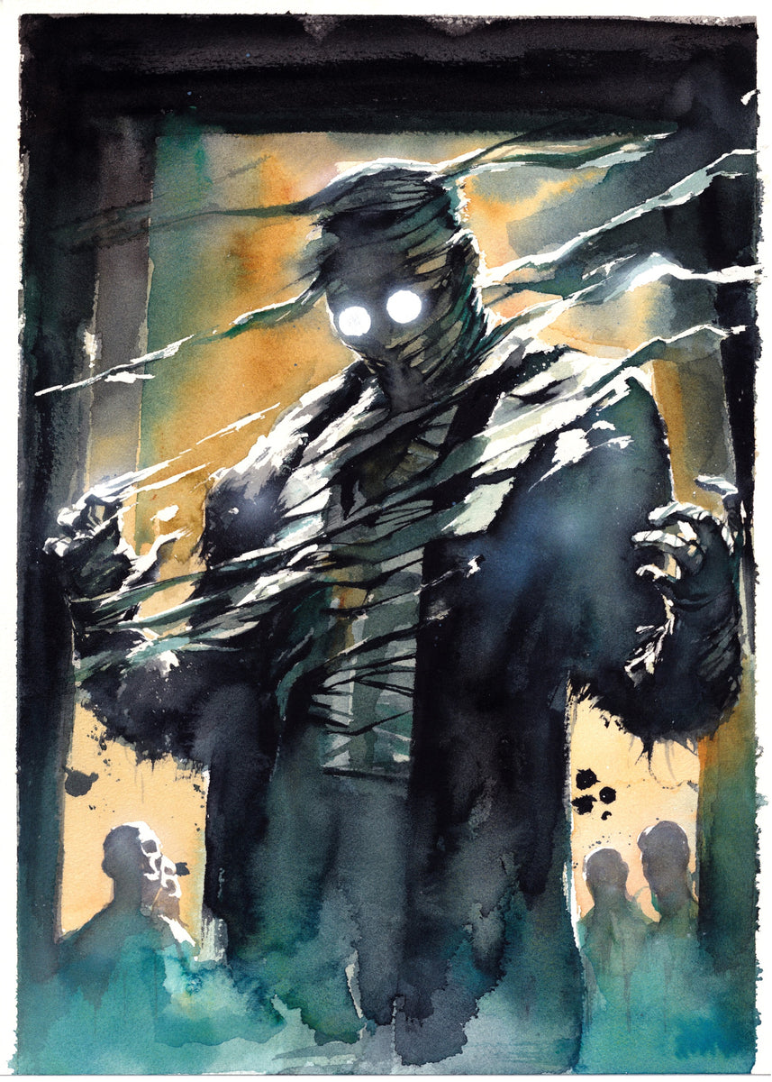 Ito Original Art Universal Monsters: Invisible Man #1 Cover A – Kirby's ...