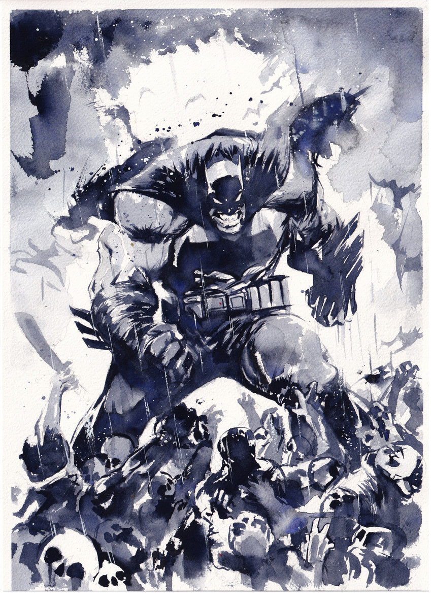 Ito Original Art DKR Batman Illustration – Kirby's Comic Art