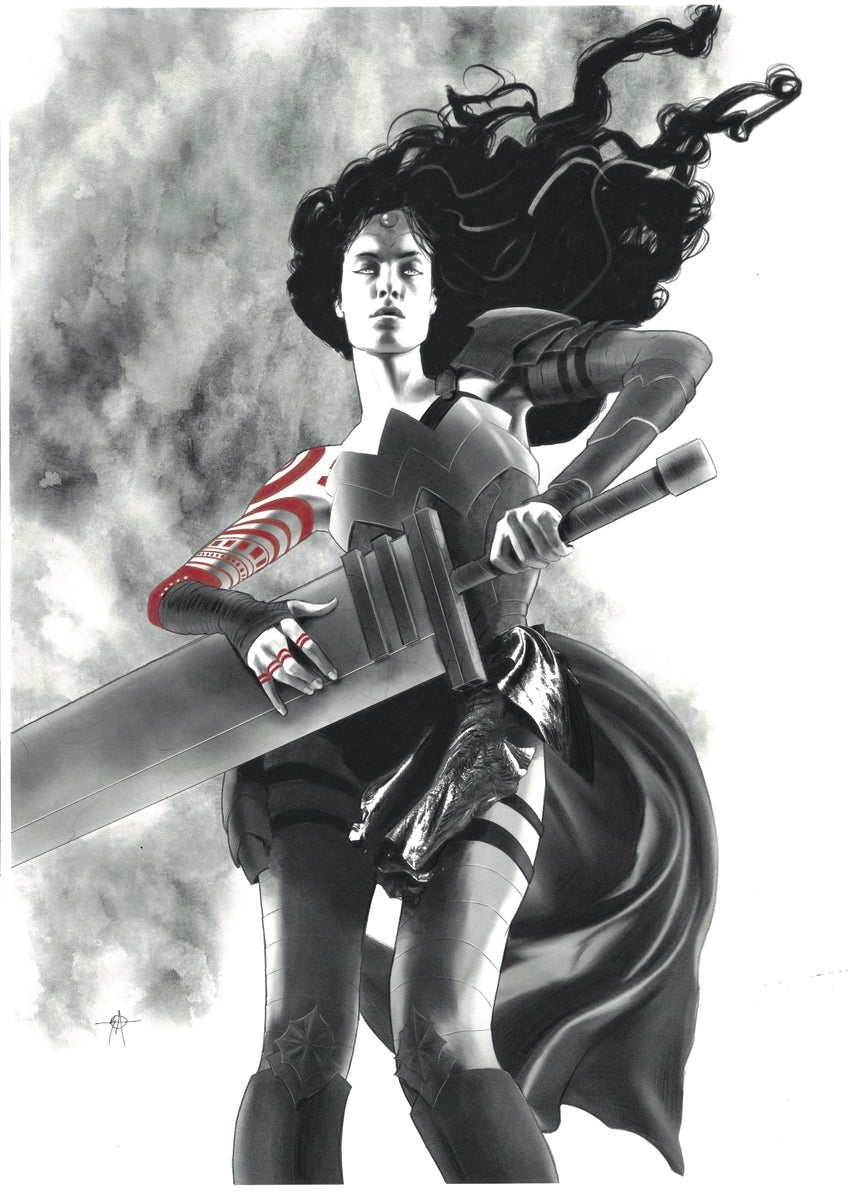 Seth Adams Original Art Absolute Wonder Woman Illustration – Kirby's ...