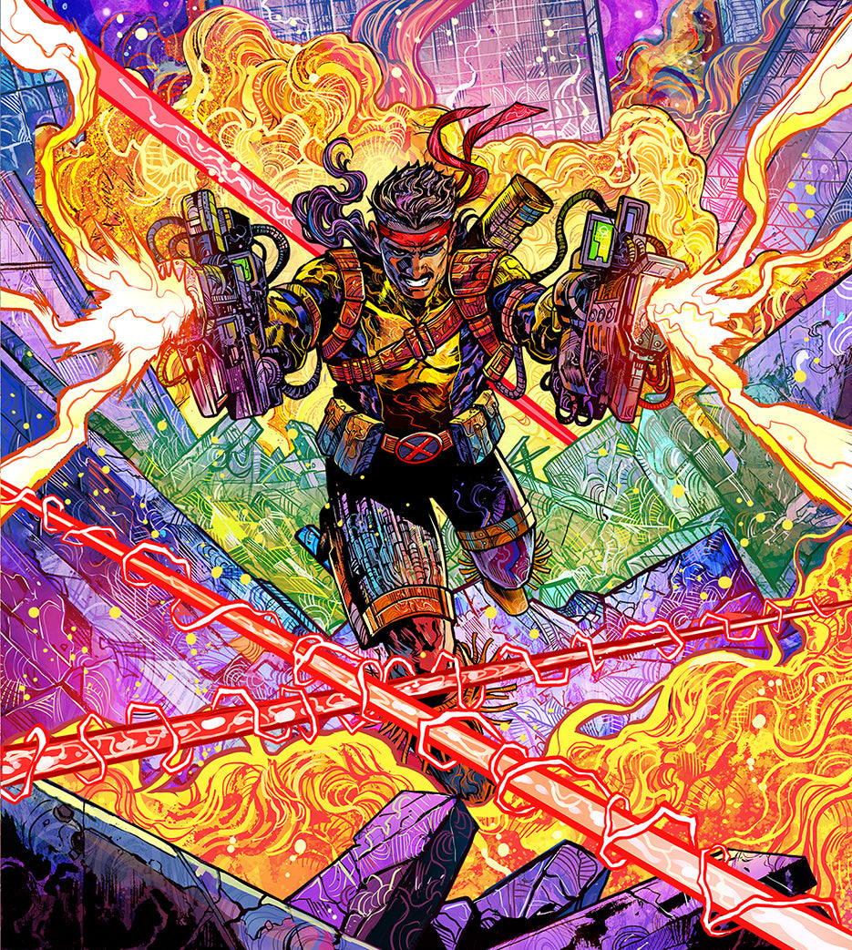 Vincenzo Riccardi Original Art Forge Marvel SNAP Art – Kirby's Comic Art