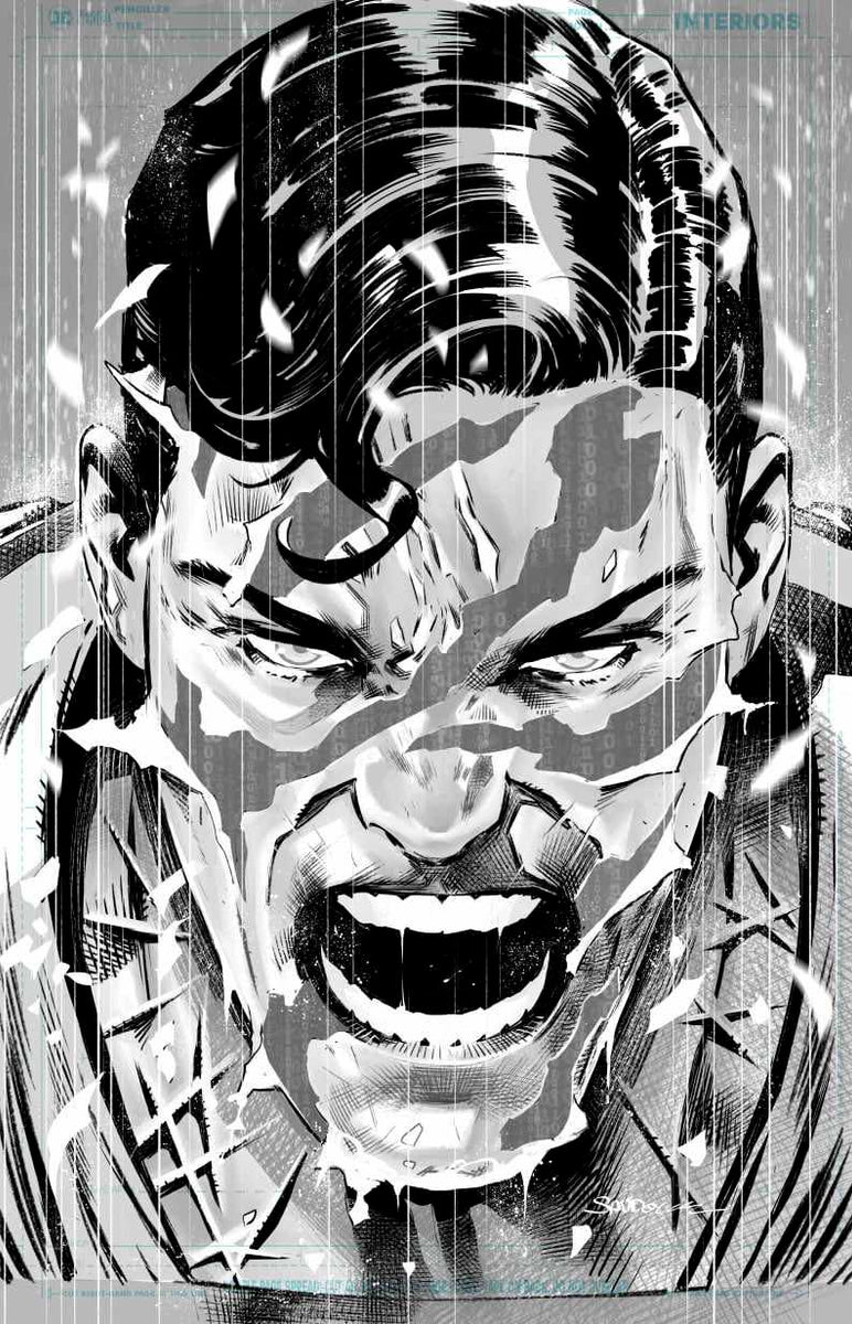 Rafa Sandoval Original Art Superman #15 (House of Brainiac Conclusion ...