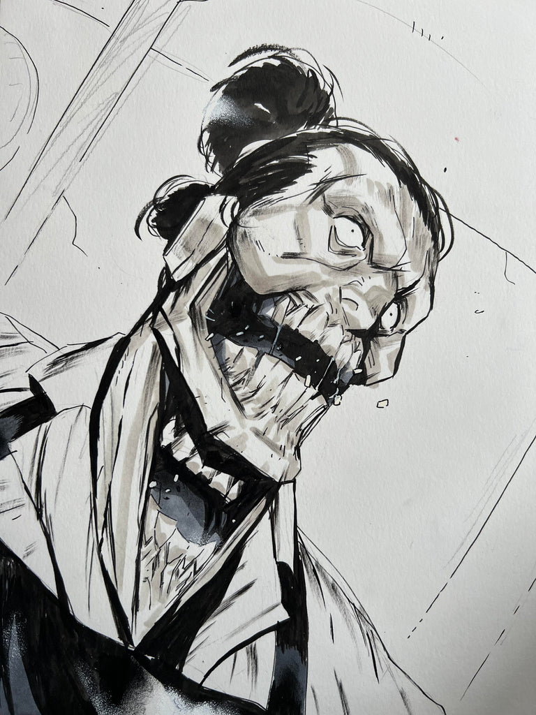 Jon Lam Original Art Huang from No Guns Life Illustration – Kirby's ...