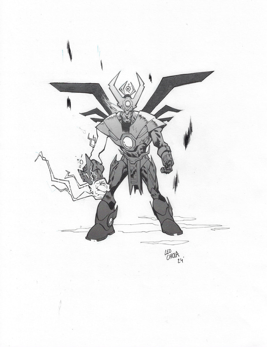 Leo Chiola Original Art Galactic Warlord – Kirby's Comic Art