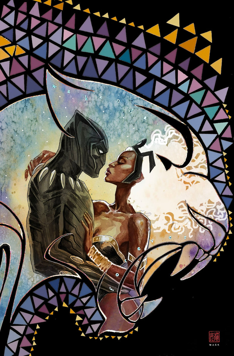 David Mack Original Art Marvel Knights: The World to Come #1 Black Pan ...