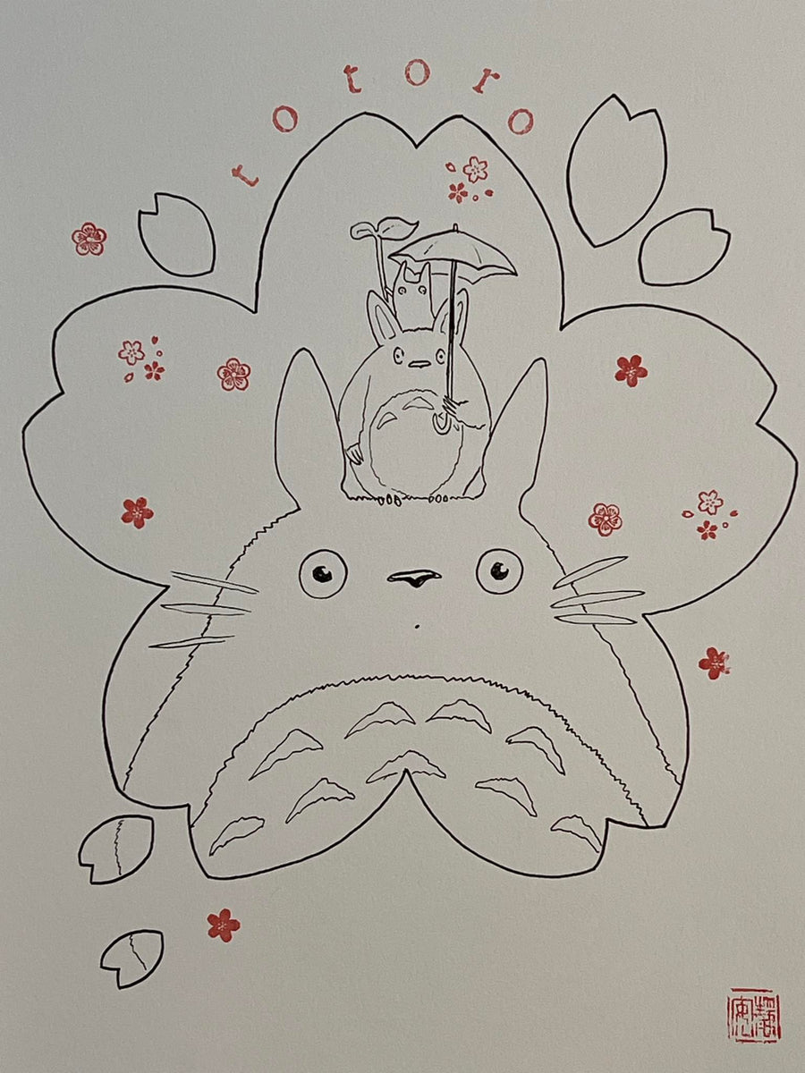 David Mack Original Art Studio Ghibli Collection: Totoro Brush & Ink S ...