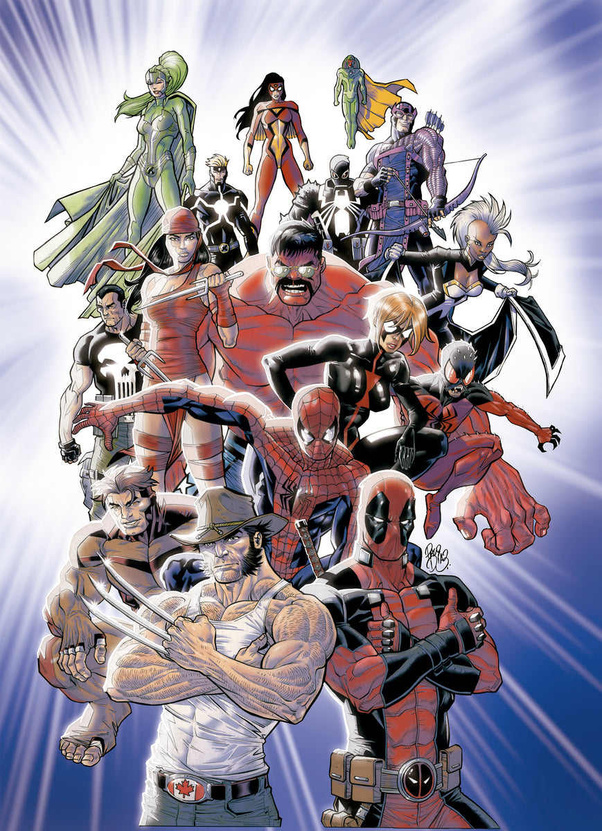 Paco Diaz Original Art Marvel Athens Convention Poster Illustration ...