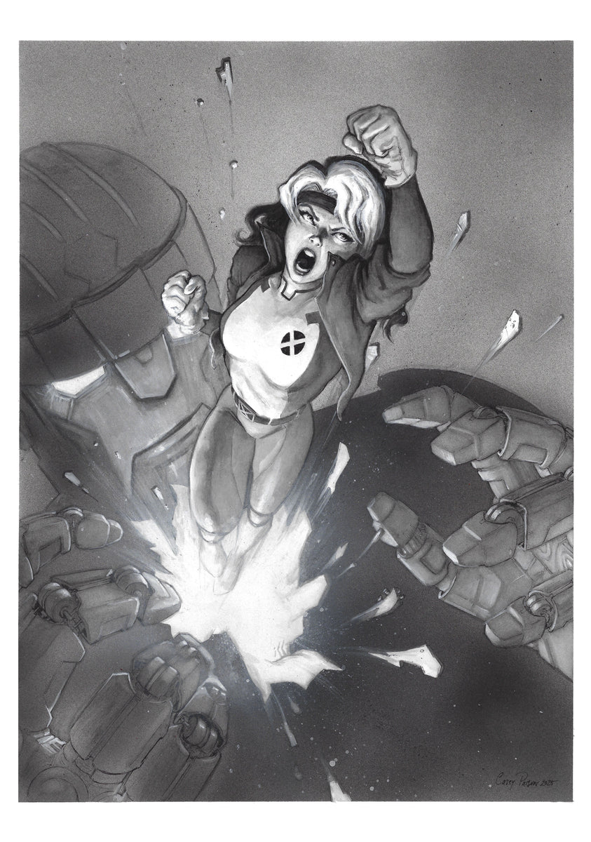 Casey Parsons Original Art Rogue Illustration – Kirby's Comic Art