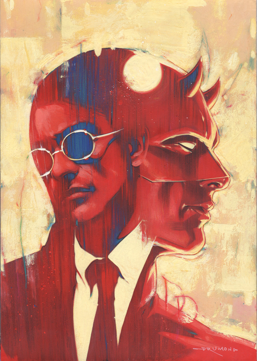 Ricardo Drumond Original Art Daredevil Day and Night Illustration ...