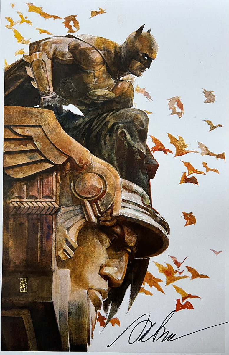 SIGNED Batman Print by Alex Maleev – Kirby's Comic Art