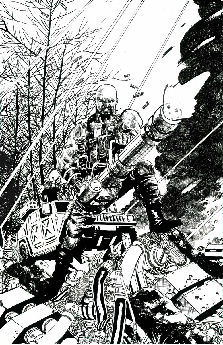 Jimbo Salgado Original Art G.I.Joe ARAH Silent Missions: Duke #1 Conne ...