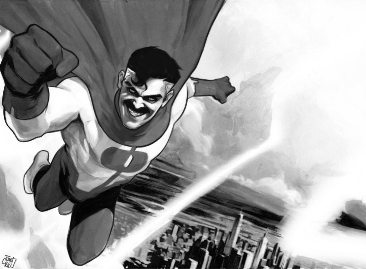 Francesco Tomaselli Original Art Overpower Omni Man Invincible Publish ...