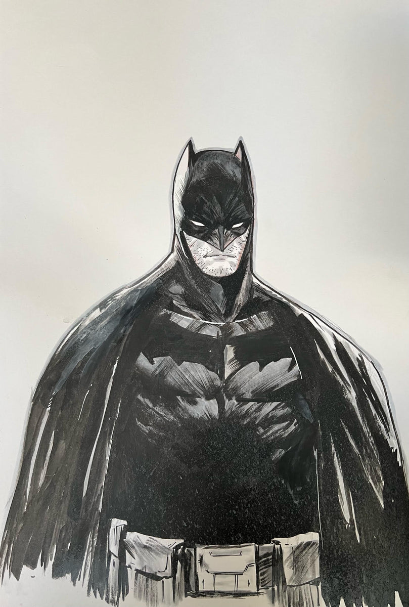 Jon Lam Original Art Batman Illustration – Kirby's Comic Art