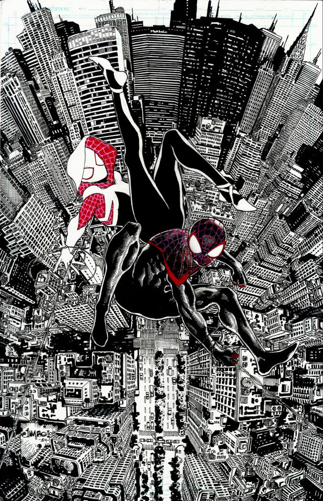 Jimbo Salgado Original Art Spider-Gwen & Miles Morales Illustration ...