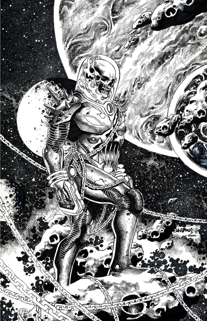 Jimbo Salgado Original Art Cosmic Ghost Rider Illustration – Kirby's ...