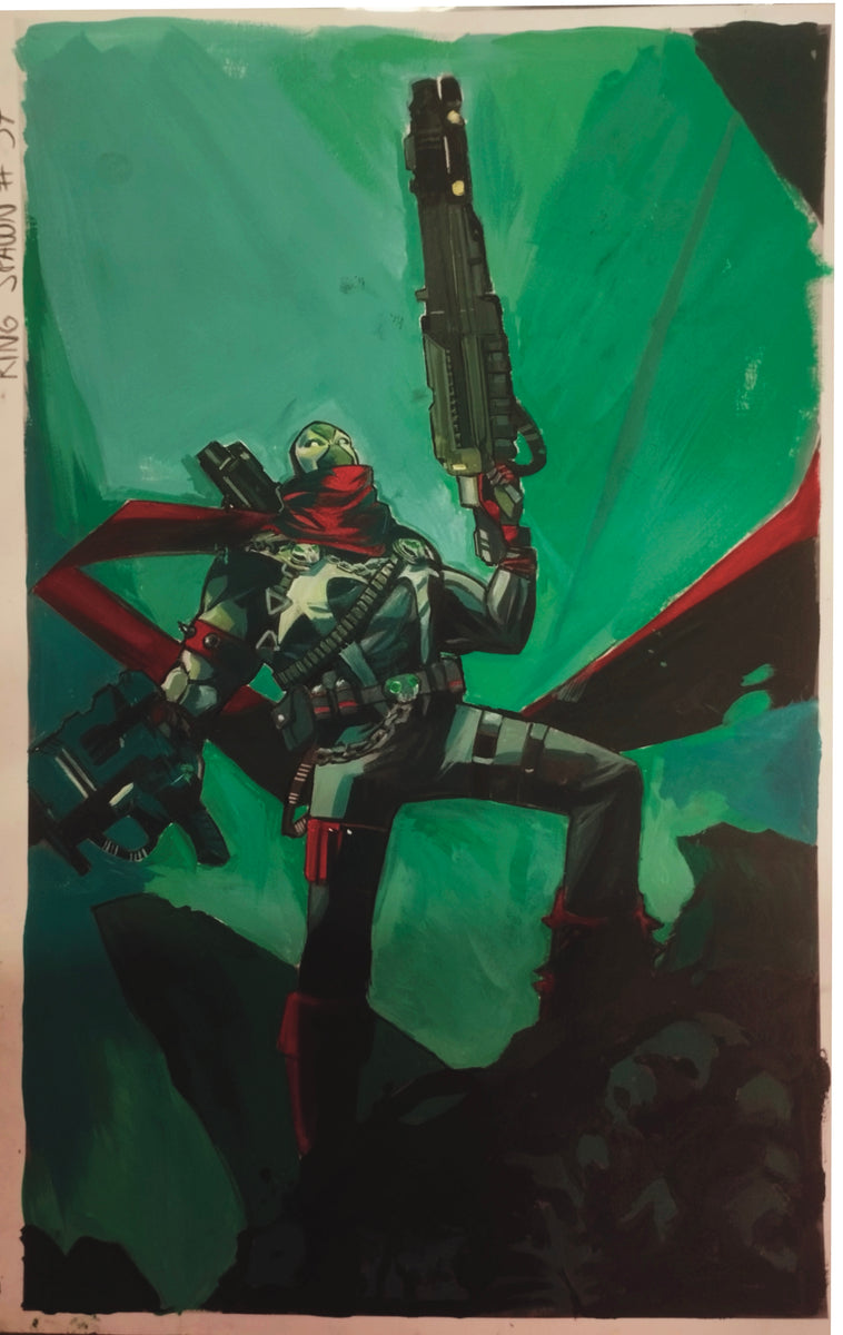 Francesco Tomaselli Original Art King Spawn #37 Cover – Kirby's Comic Art