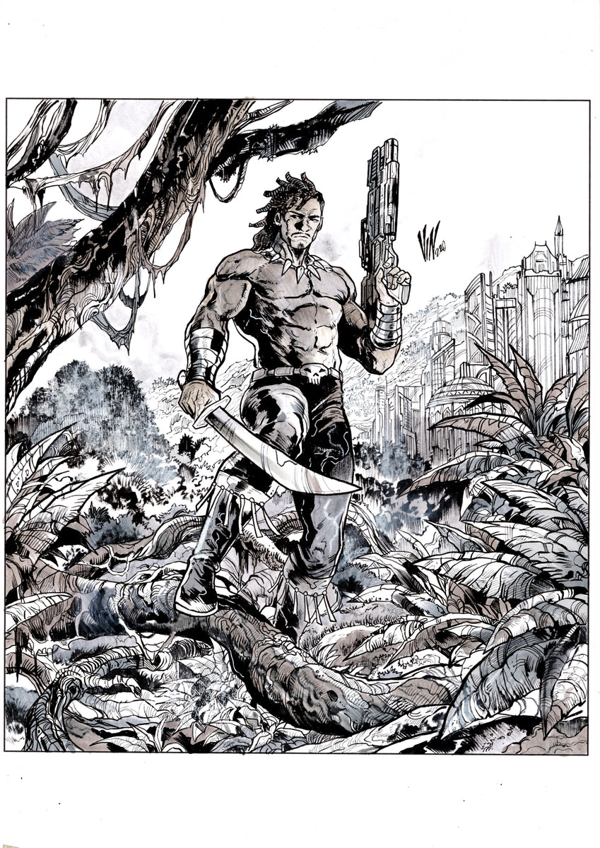 Vincenzo Riccardi Original Art Killmonger Marvel SNAP Art – Kirby's ...