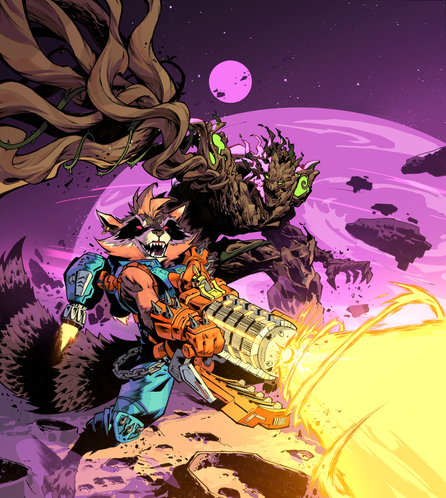 rocket and groot