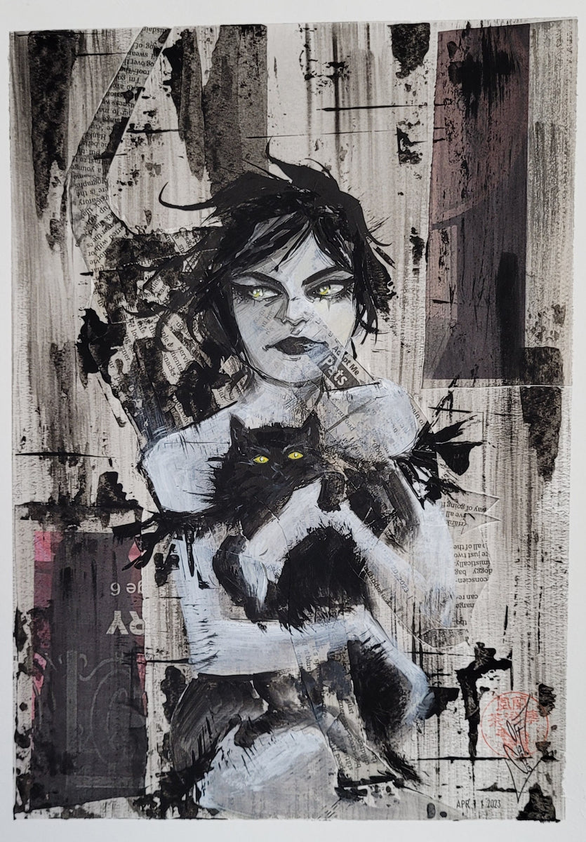 Francesca Fantini Original Art Selina and Cat Illustration – Kirby's ...