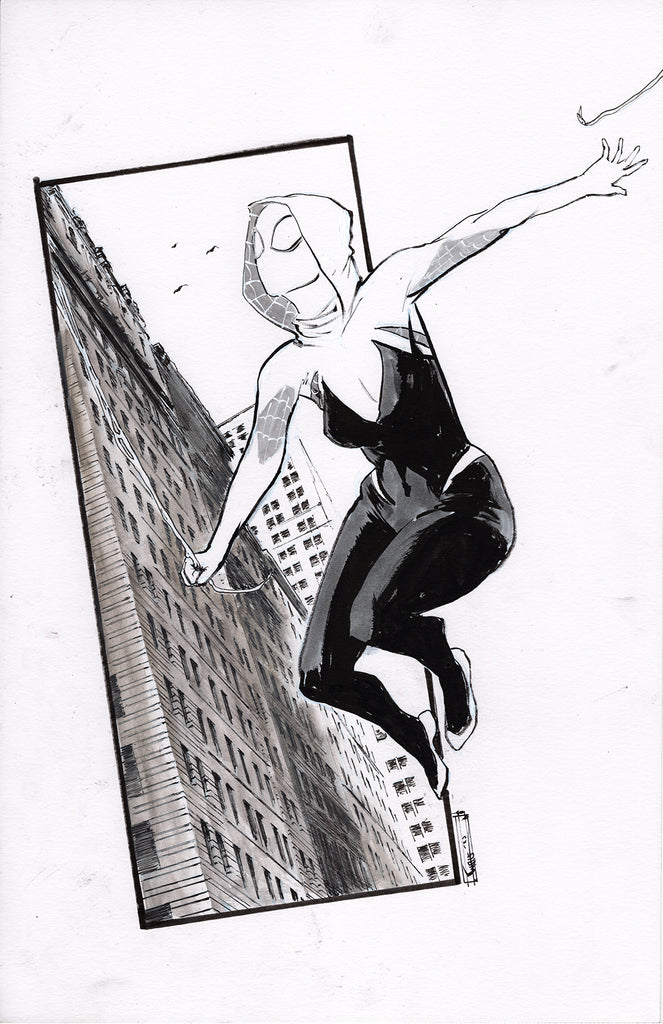 Chris Shehan Original Art Spider-Verse Spider-Gwen 1 Illustration ...