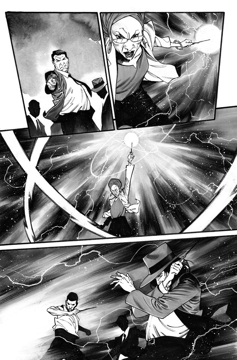 Dike Ruan Original Art Magic Order #2 Page 4 – Kirby's Comic Art