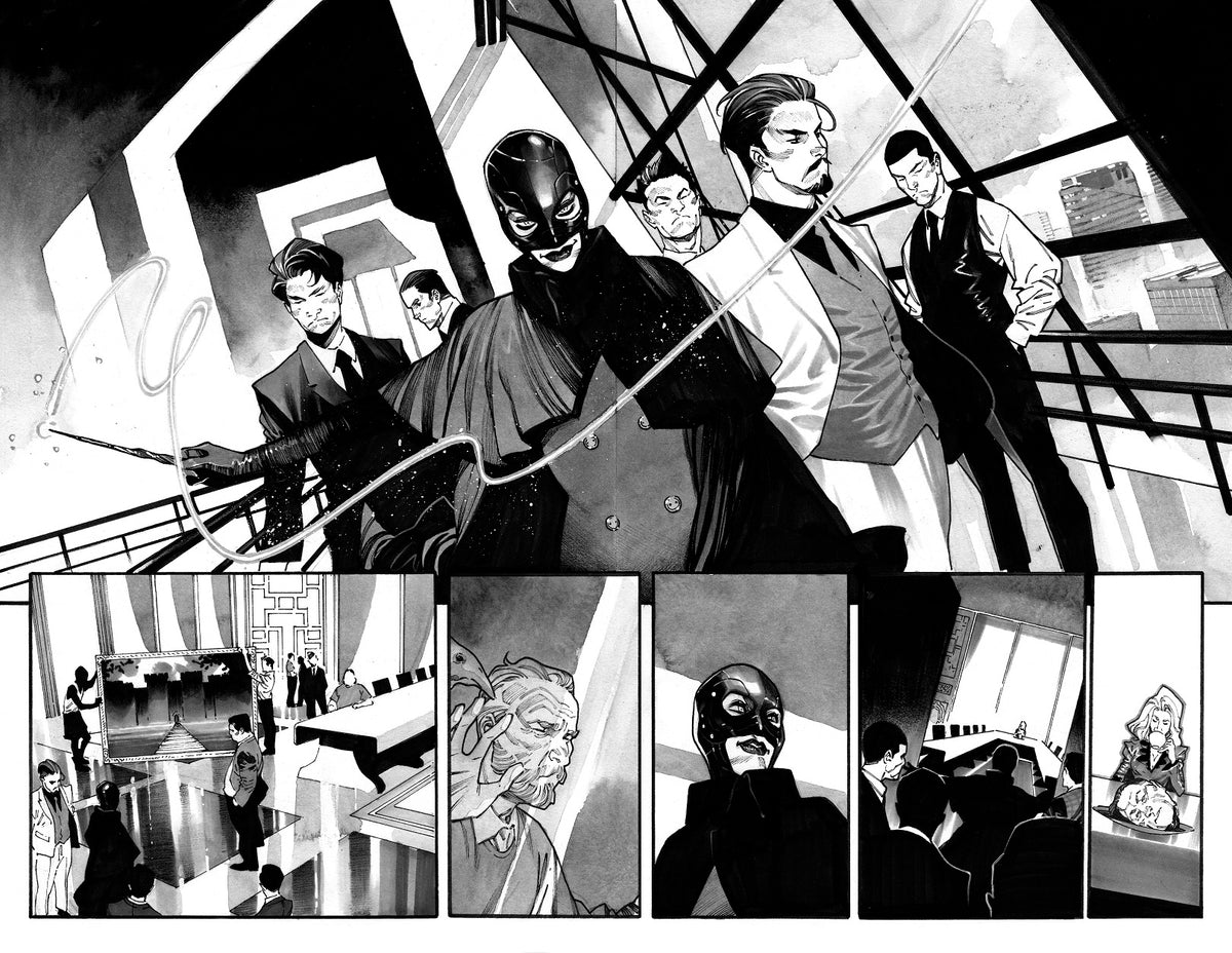 Dike Ruan Original Art Magic Order #2 Pages 14-15 Double Page Spread ...