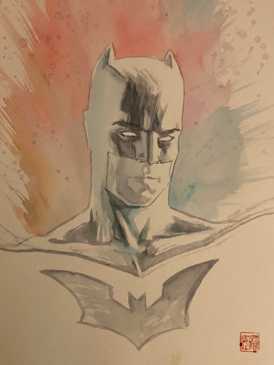 David Mack Original Art Batman Illustration – Kirby's Comic Art