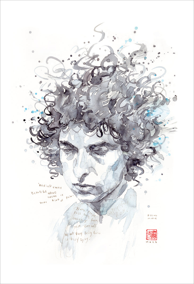 David Mack Original Art Bob Dylan Published Art – Kirby's Comic Art