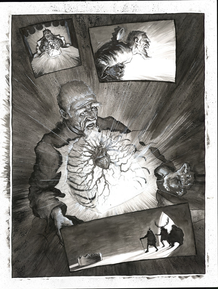 Casey Parsons Original Art Cauldron #1 Page 8 18x24" – Kirby's Comic Art